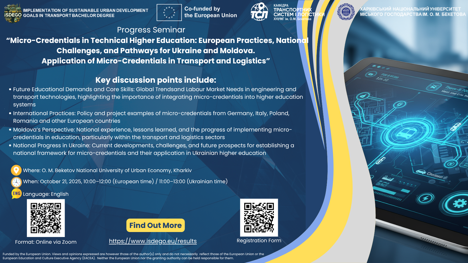 Announcement Progress Seminar on Micro-Credentials in Technical Higher ...